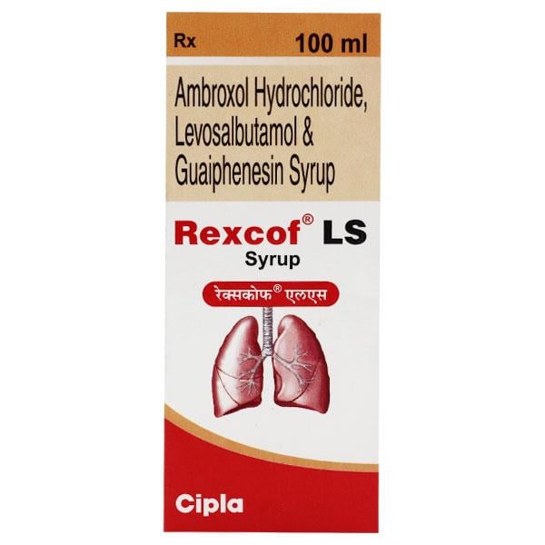Buy REXCOF LS Syrup 100ml Online at Upto 25% OFF | Netmeds