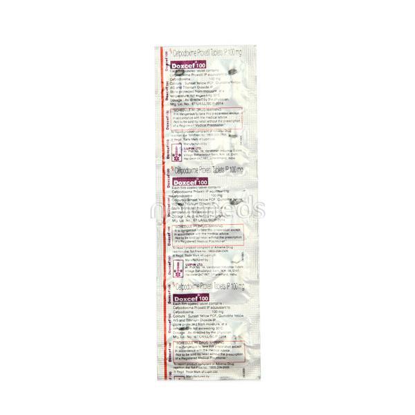Doxcef 100mg Tablet 10'S : Price, Uses, Side Effects | Netmeds