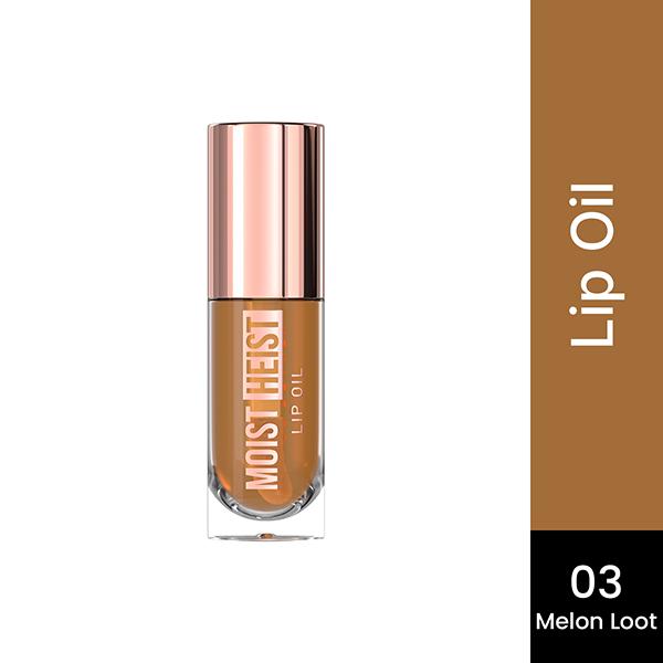 Swiss Beauty Moist Heist Lip Oil , Color-Changing with Vitamin E & Mint Oil- 3 Melon Loot 4.8 gm