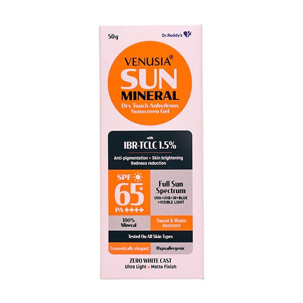 VENUSIA SUN MINERAL SPF 65+ PA ++++ UVA+UVB+IR Sunscreen Gel 50g Price ...