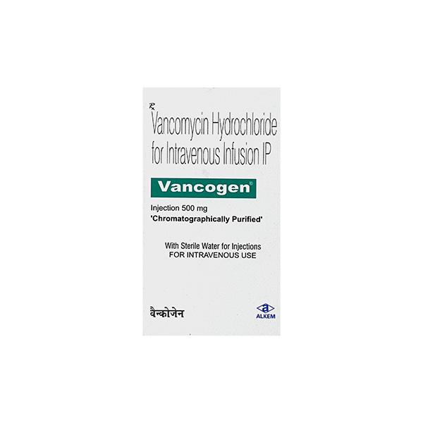 Buy Vancogen 500mg Injection 10ml Online at Upto 25% OFF | Netmeds