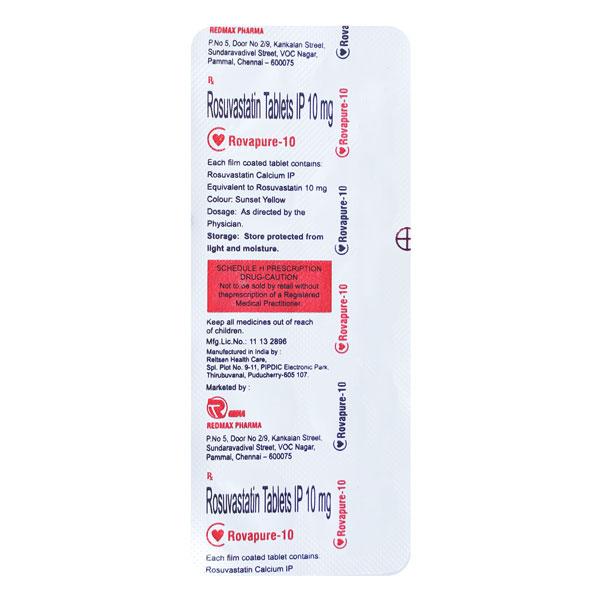 Buy ROVAPURE 10 Tablet 10's Online at Upto 25% OFF | Netmeds