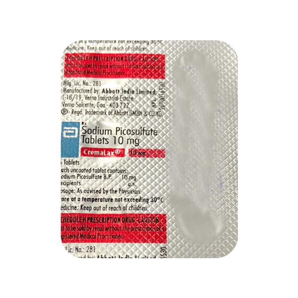CREMALAX Tablet 18's Price, Uses, Side effects, Substitutes | Netmeds