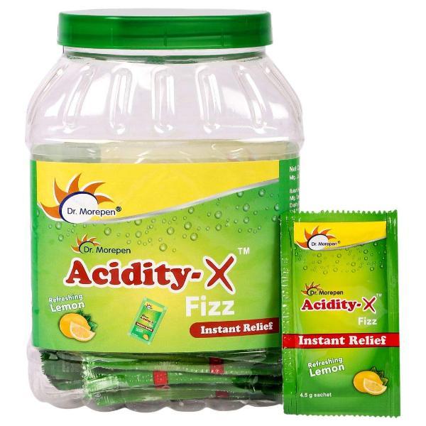 Dr. Morepen Acidity-X Fizz Instant Gas Relief - Refreshing Lemon ...