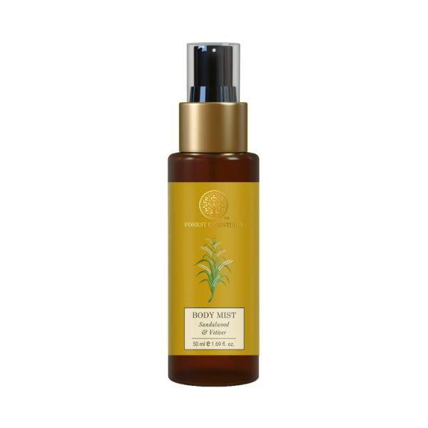 Buy Forest Essentials Body Mist Sandalwood & Vetiver Hydrates Skin Body ...