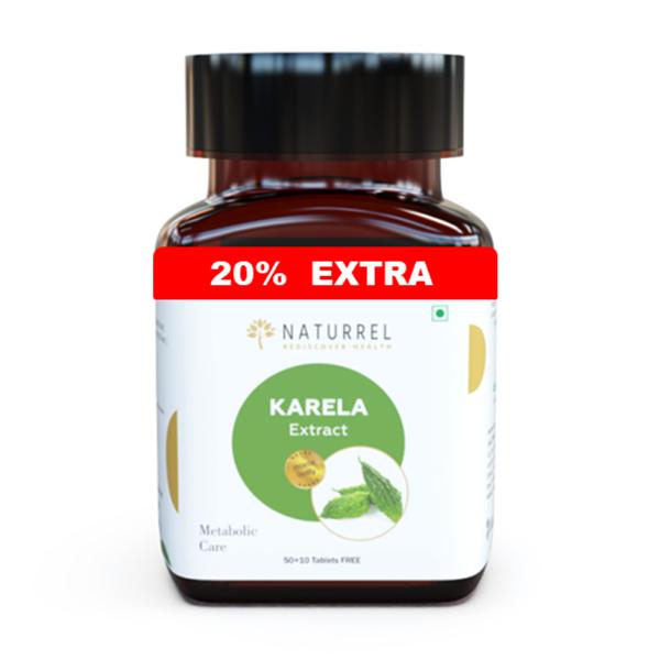 Naturrel Karela Extract Metabolic Care Tablet 50's + Free 10's Online ...