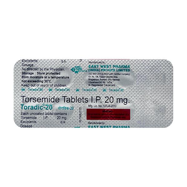 Toradic 20mg Tablet 10'S : Uses, Side Effects, Price | Netmeds