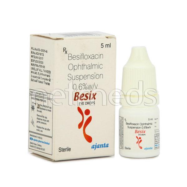 Besix Eye Drops 5ml Price, Uses, Side effects, Substitutes | Netmeds