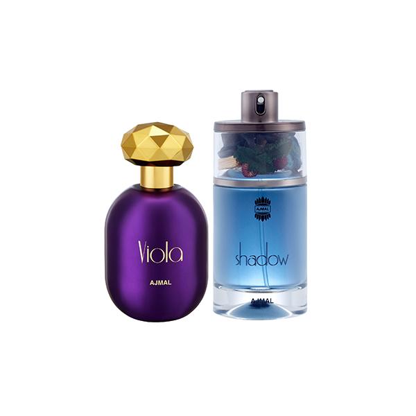 Buy Ajmal Viola EDP Fruity Floral Perfume And Shadow Him EDP Spicy ...