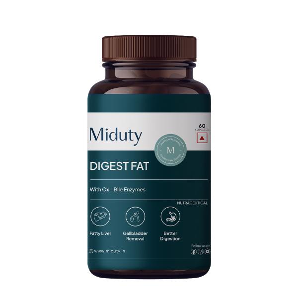 Miduty Digest Fat Capsule 60's 60's Online at Discount Price | Netmeds