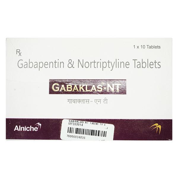GABAKLAS NT Tablet 10's Price, Uses, Side effects, Substitutes | Netmeds