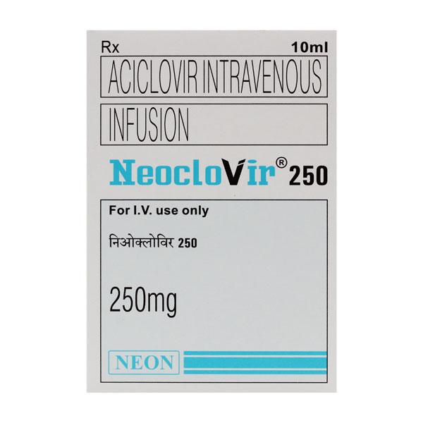 NEOCLOVIR 250 Infusion 10ml Price, Uses, Side effects, Substitutes ...