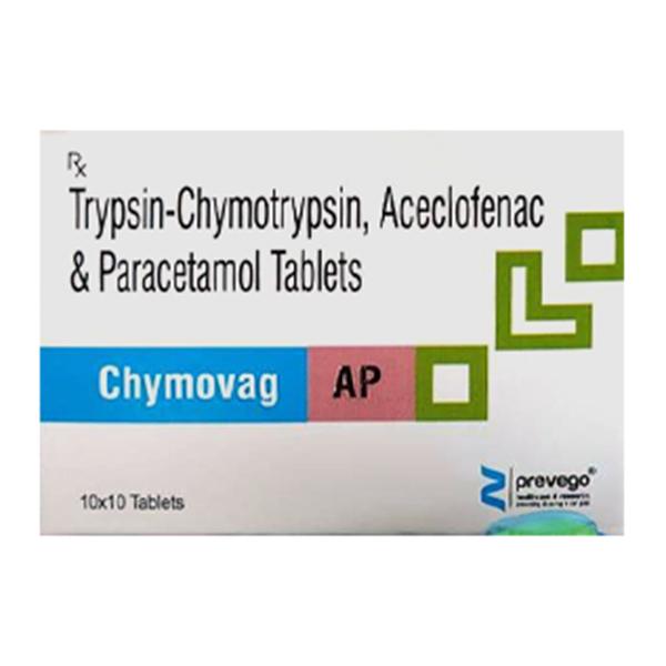 Buy CHYMOVAG AP Tablet 10's Online | Netmeds
