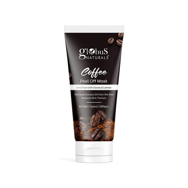 Buy Globus Naturals Coffee Peel Off Mask for Skin Brightening, Suitable ...