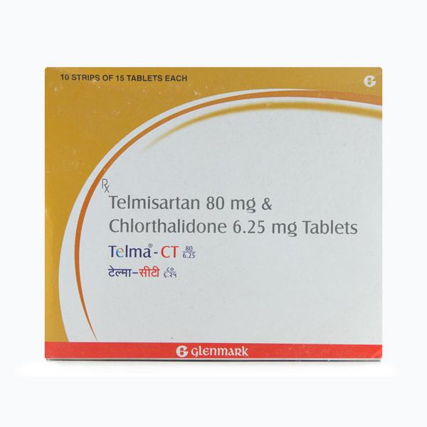Telma CT 80/6.25mg Tablet 15'S : Price, Uses, Side Effects | Netmeds