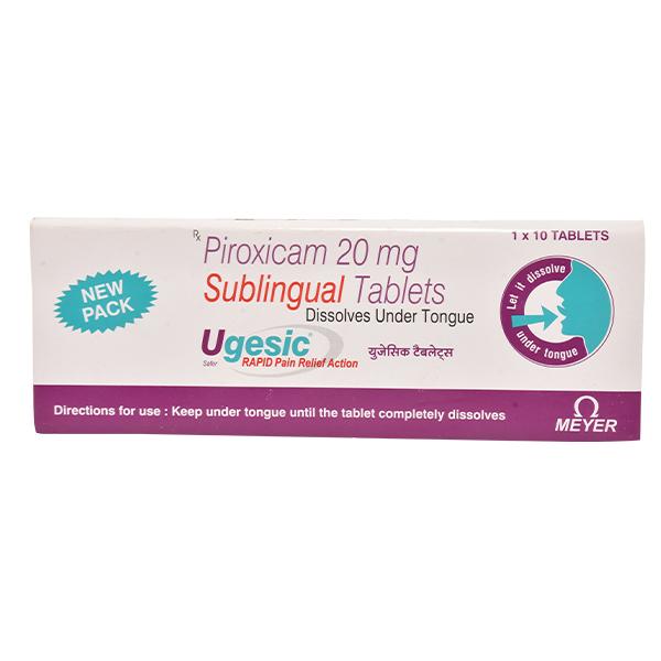 Ugesic 20mg Tablet 10'S - Price, Uses, Side Effects | Netmeds