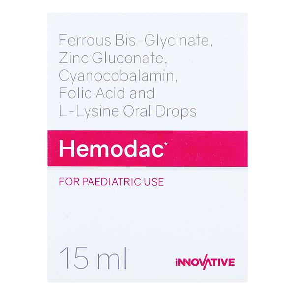 HEMODAC Oral Drops 15ml Price, Uses, Side effects, Substitutes | Netmeds