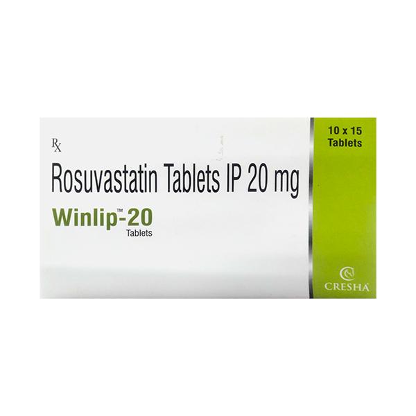 WINLIP 20 Tablet 15's Price, Uses, Side effects, Substitutes | Netmeds