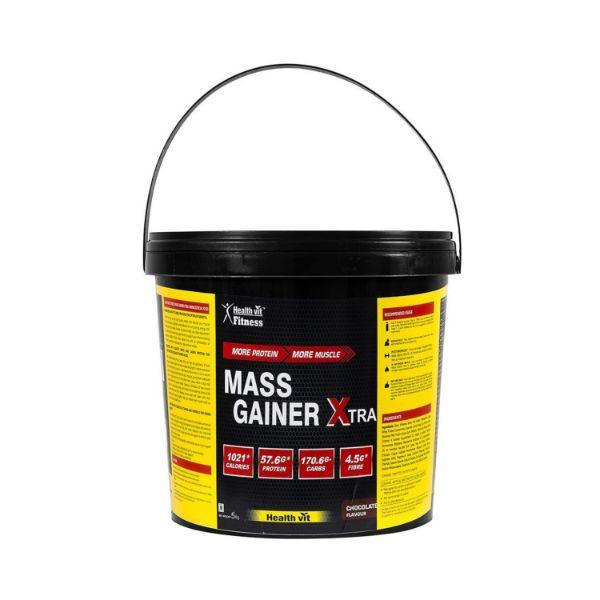 Buy Healthvit Fitness Mass Gainer Xtra with Vitamins and Minerals ...