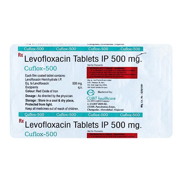 CUFLOX 500 Tablet 10's Price, Uses, Side effects, Substitutes | Netmeds