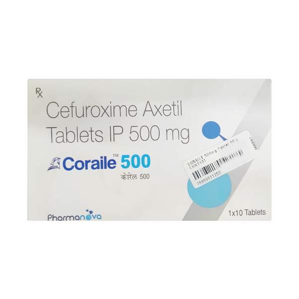 CORAILE 500mg Tablet 10's : Price, Uses, Side Effects | Netmeds
