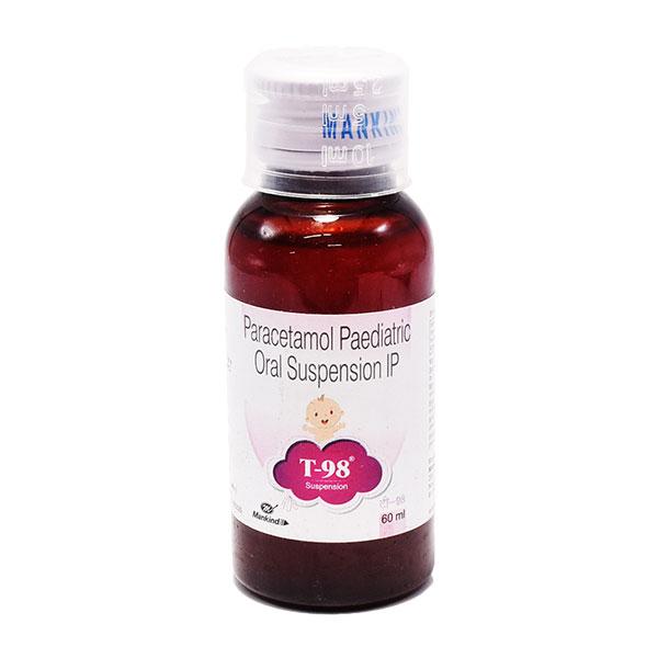 T 98 PAEDIATRIC Oral Suspension 60ml Price, Uses, Side effects ...