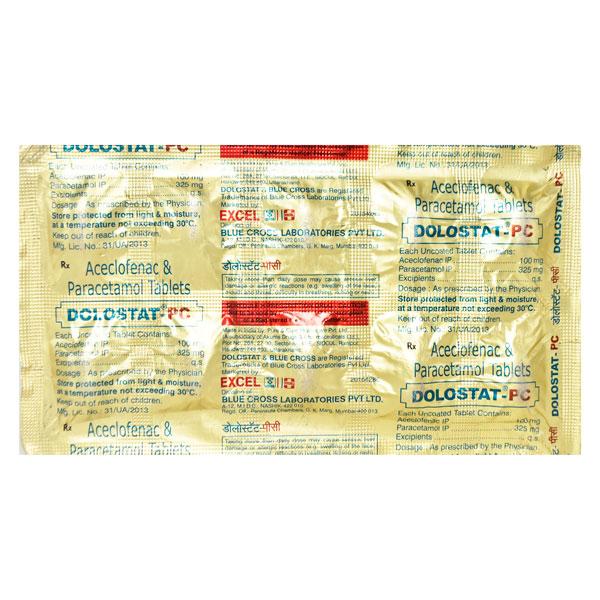 Dolostat PC Tablet 10'S Price, Uses, Side effects, Substitutes | Netmeds