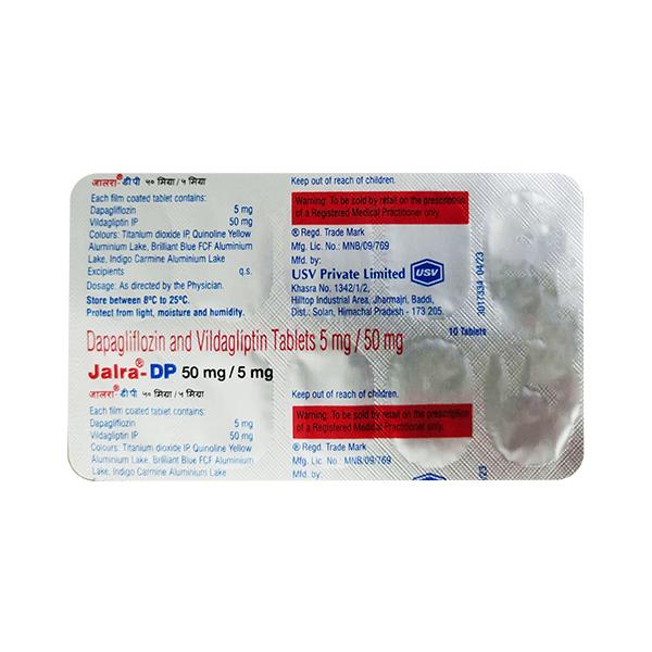 JALRA DP 50/5mg Tablet 10's Price, Uses, Side effects, Substitutes ...