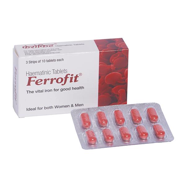 Buy FERROFIT Tablet 10's Online at Upto 25% OFF | Netmeds
