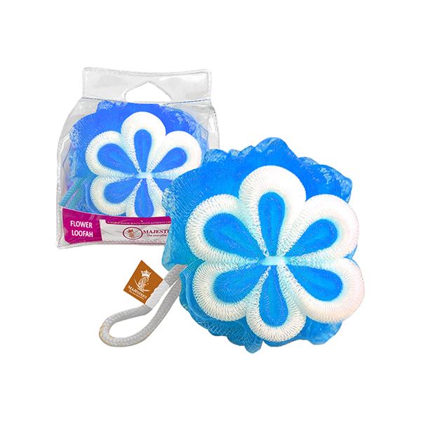 Buy Majestique Oval Loofah Mesh Bath Shower Sponge Shower Ball For ...
