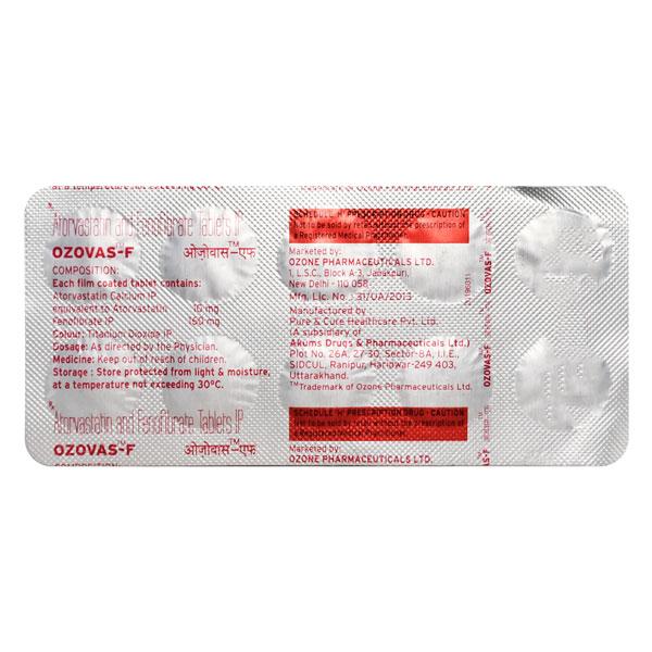 Ozovas F Tablet 10'S : Uses, Side Effects, Price | Netmeds