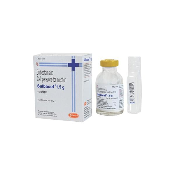 Sulbacef 1.5gm Injection 1's : Price, Uses, Side Effects | Netmeds
