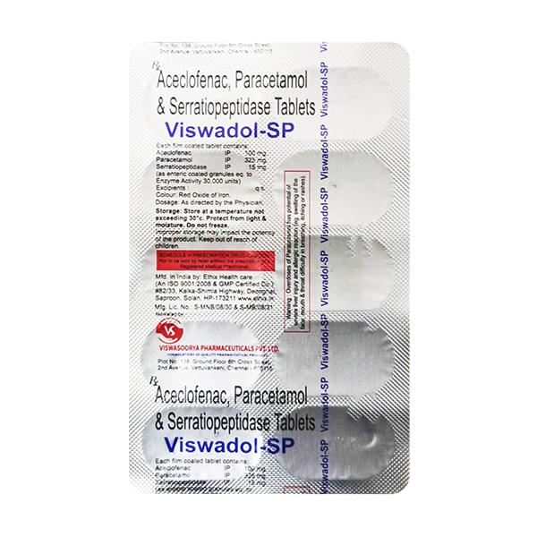 VISWADOL SP Tablet 10's