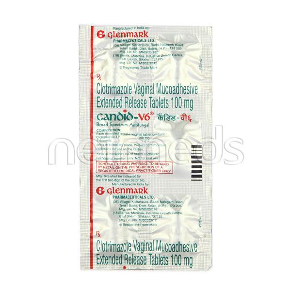 Candid V6 Tablet 6'S Price, Uses, Side effects, Substitutes | Netmeds