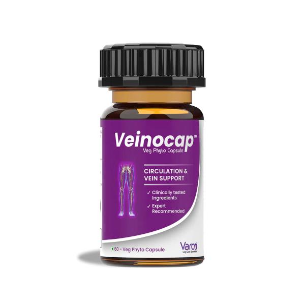 Varco Veinocap Veg Phyto Capsule 60's Online at Discounted Price | Netmeds