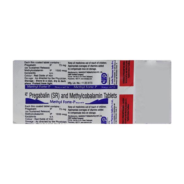 Buy METHYL FORTE P Tablet 10's Online at Upto 25% OFF | Netmeds