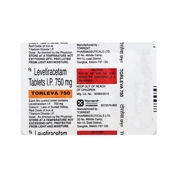Torleva 750mg Tablet 10'S Price, Uses, Side effects, Substitutes | Netmeds