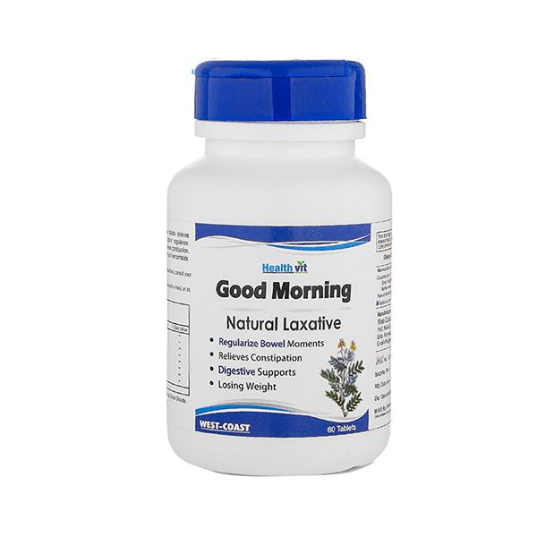 Buy HealthVit GOOD MORNING Natural Laxative- Tablets 60's Online at ...