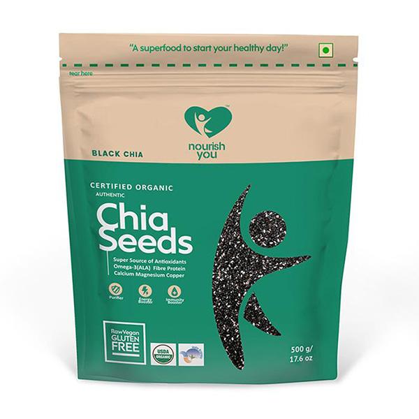 Buy Nourish You Black Chia Seeds 500 gm Online at Discounted Price ...
