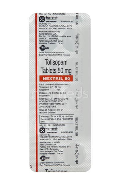 Buy Nextril 50mg Tablet 10'S Online at Upto 25% OFF | Netmeds