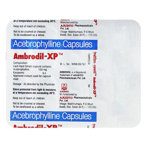Ambrodil XP Capsule 10'S Price, Uses, Side effects, Substitutes | Netmeds