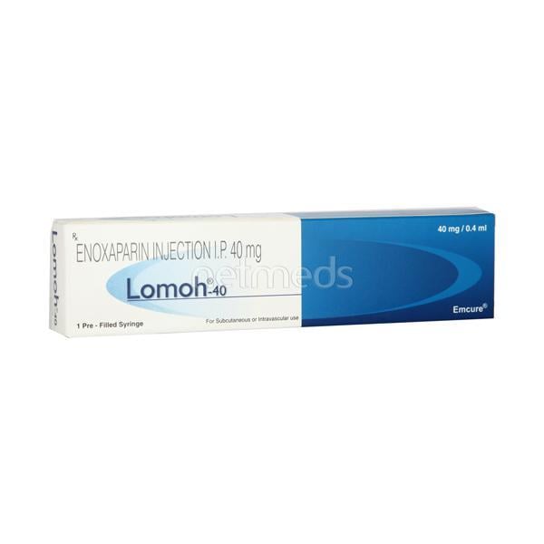 Buy Lomoh 40mg Injection 0.4ml Online at Upto 25% OFF | Netmeds