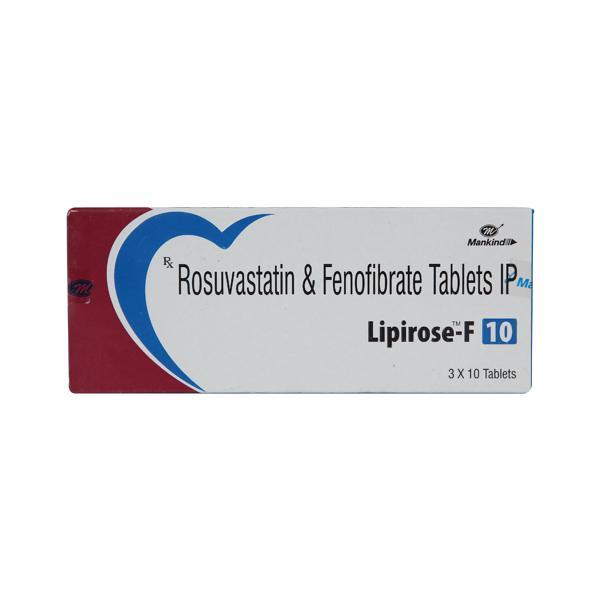 Buy Lipirose F 10mg Tablet 10'S Online at Upto 25% OFF | Netmeds