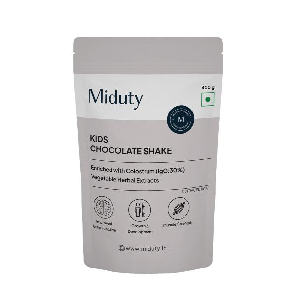 Buy Miduty Kids Chocolate Protein Shake Powder 400 g 400 g Online at ...