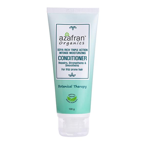 Buy Azafran Organics Soya Rich Triple Action Condit 100 gm Online at ...