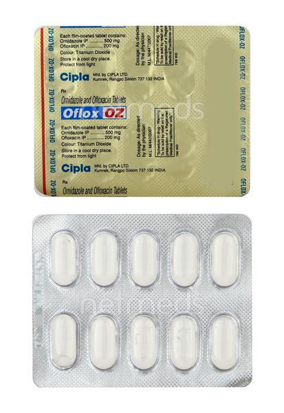 Oflox OZ Tablet 10'S - Price, Uses, Side Effects | Netmeds