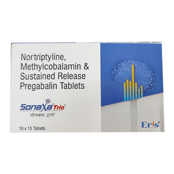 SONAXA TRIO + Tablet 15's Price, Uses, Side effects, Substitutes | Netmeds