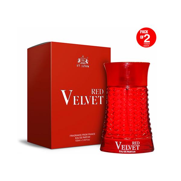 Buy St. John Red Velvet Fragrance - Pack of 2 x 100 ml Online at Best ...