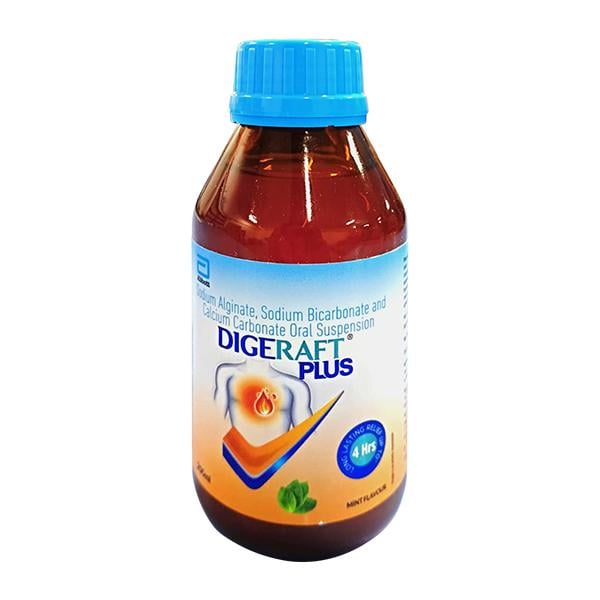 Buy DIGERAFT PLUS MINT FLAVOUR Oral Suspension 200ml Online at Upto 25% ...
