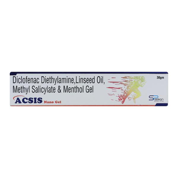 ACSIS NANO Gel 30gm Price, Uses, Side effects, Substitutes | Netmeds